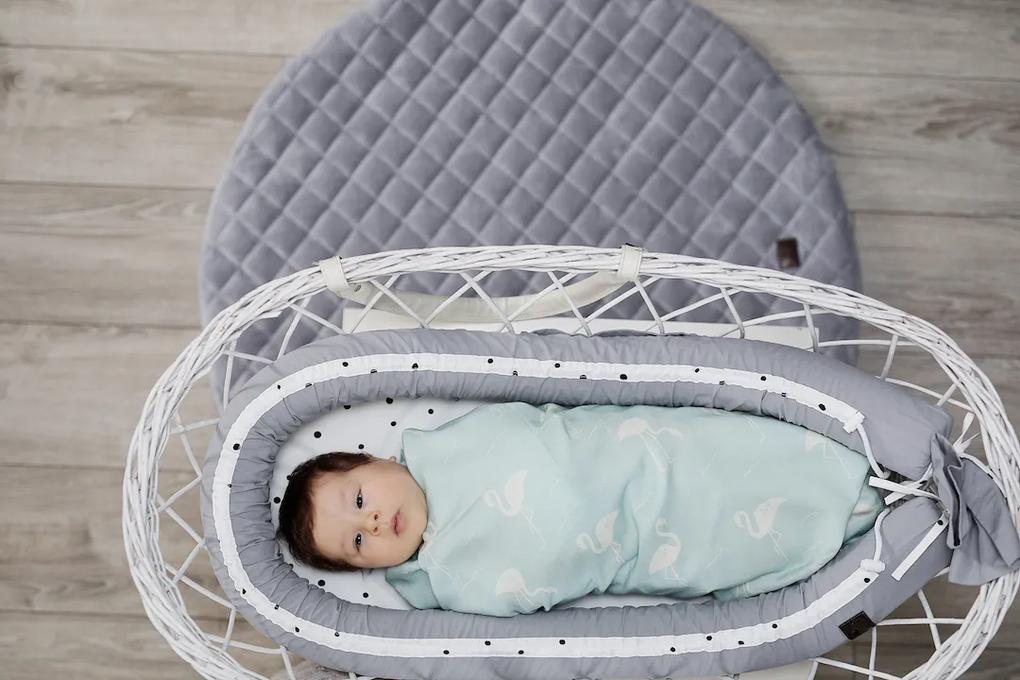 Sleepee Oboustranné bavlněné hnízdečko SAFARI pro miminko