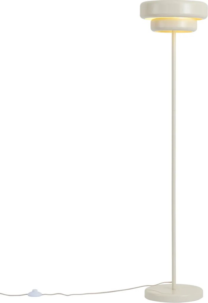 Retro stojací lampa béžová 140 cm - Ophelia