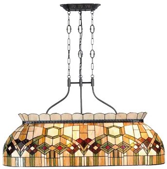 Závěsná lampa nad stůl Tiffany ART DECO Clayre &amp; Eef 5LL-5286