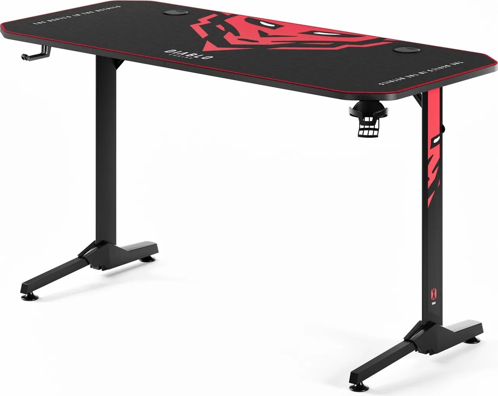 Herní stůl 140 cm černý: Diablo X-Mate 1400