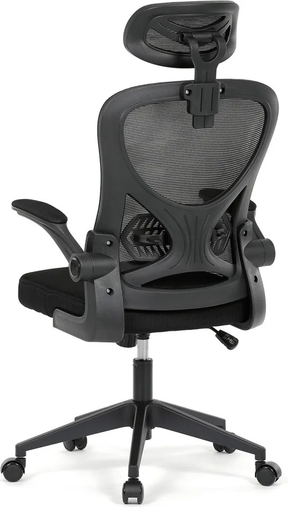 Ergonomická kancelářská židle ALEXANDRE - černá síťovina