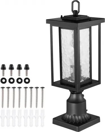 2 PC Soumrak do úsvitu Svítidlo na sloup venkovní lampy 450 mm Držák na sloup
