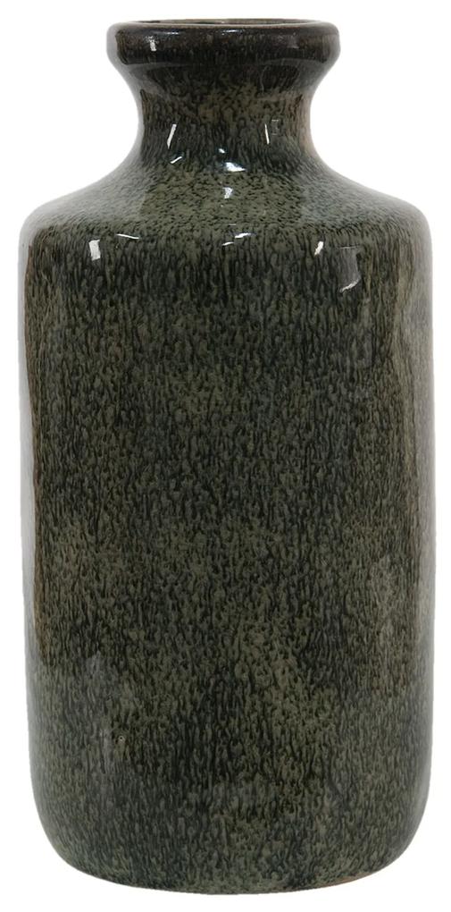 Zelená dekorační váza Mion L - Ø10*21 cm
