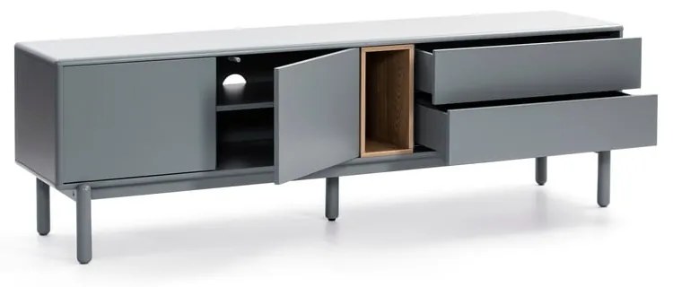 Modro-šedý TV stolek 180x56 cm Corvo – Teulat