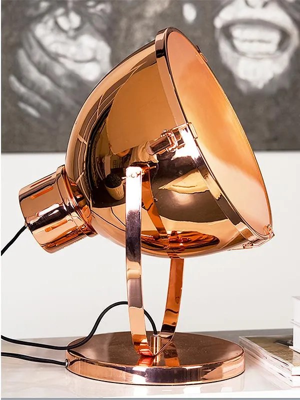 Papillon Stolní lampa kovová Spot, 47 cm, měděná, měděná 4554