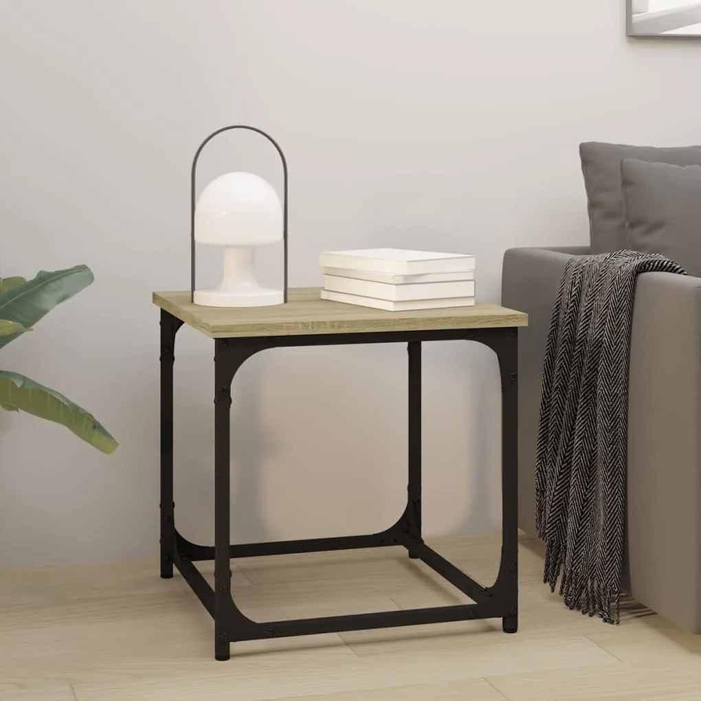 vidaXL Odkládací stolek 40 x 40 x 40 cm kompozitní dřevo [823289] Barva: Černá