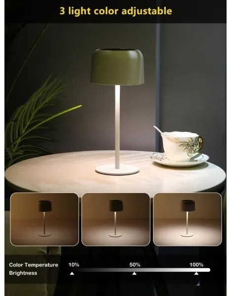 Immax 08497L - LED Stmívatelná venkovní solární lampa LED/4W/5V 3600mAh IP44