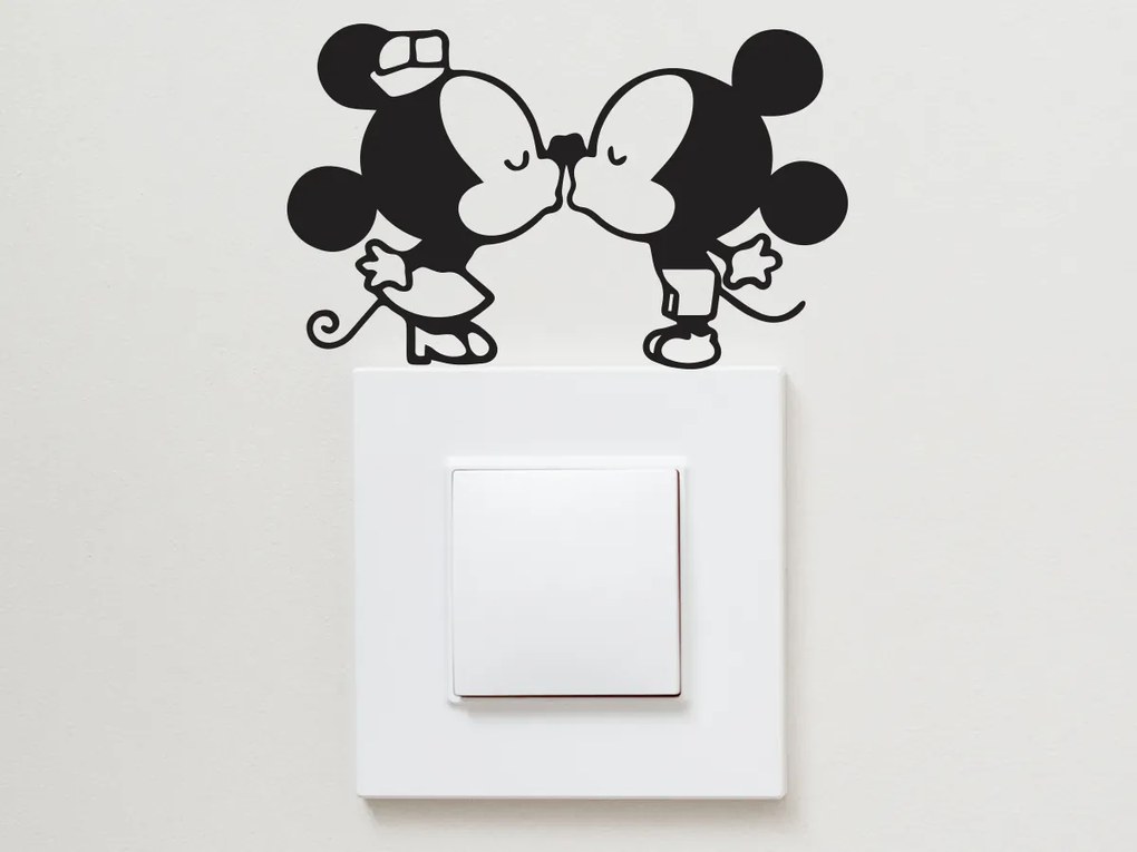Nalepte.cz Mickey a Minnie 13 x 8 cm