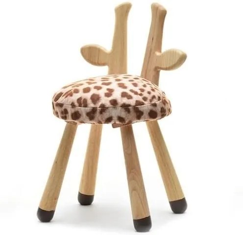 design4life Dětský taburet GIRAFFE