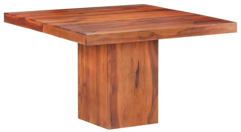 288116 vidaXL Jídelní stůl 120 x 120 x 77 cm masivní sheeshamové dřevo