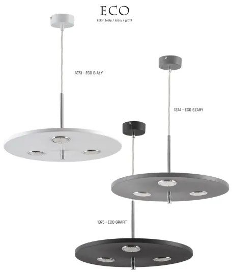 Jupiter 1373 - BI - LED závěsné svítidlo ECO LED/8,5W/230V