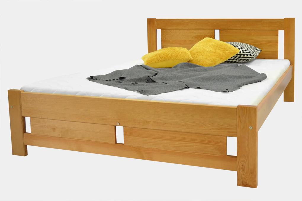 Via-nábytek Postel KORA masiv borovice Povrchová úprava postele: Bílá Rozměry postele: 140 x 200