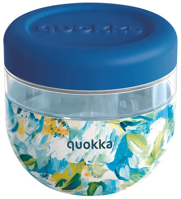 Dóza na potraviny, bubble, quokka, 770 ml, blue peonies