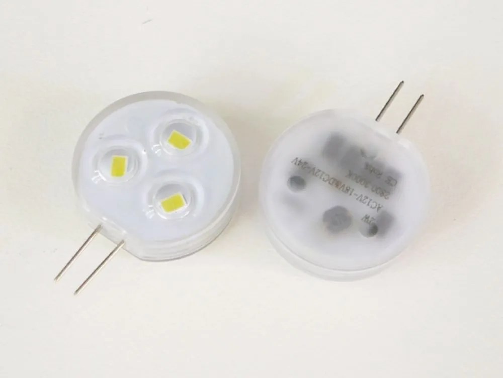 T-LED s.r.o. LED žárovka G4 - E2W 120° 12-24V Studená bílá