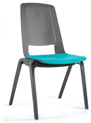 Plastová židle FILA - modrozelená - 3D5271