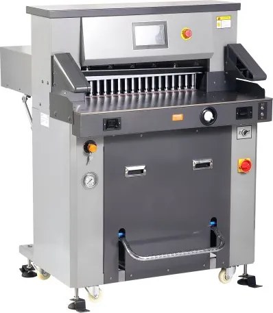 elektrická hydraulická řezačka papíru 66 cm šířka řezu 8 cm tloušťka 17,8 cm