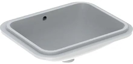 Geberit VariForm - Umyvadlo vestavné 530x450 mm, s přepadem, bílá 500.760.01.2