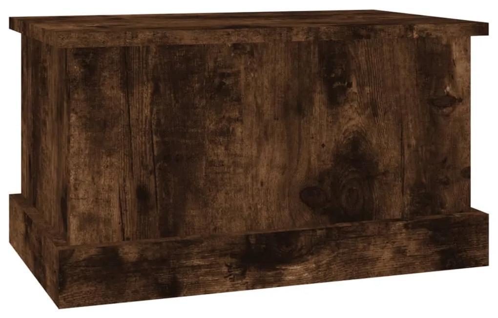 Úložný box kouřový dub 50 x 30 x 28 cm kompozitní dřevo - Default Title