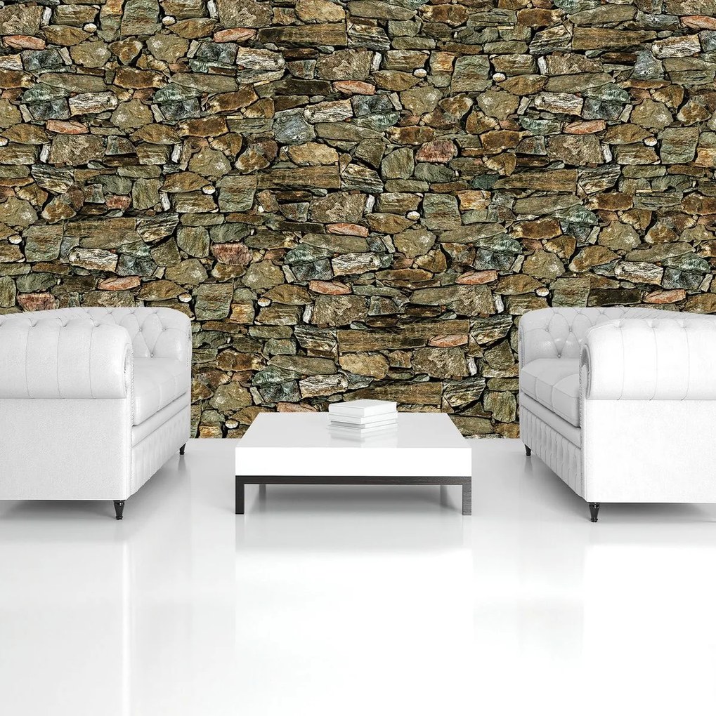 Fototapeta - Stone Wall Rock (152,5x104 cm)