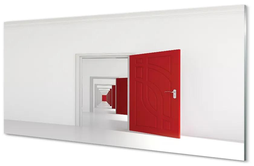 Obraz na skle Inception dveře 100x50 cm