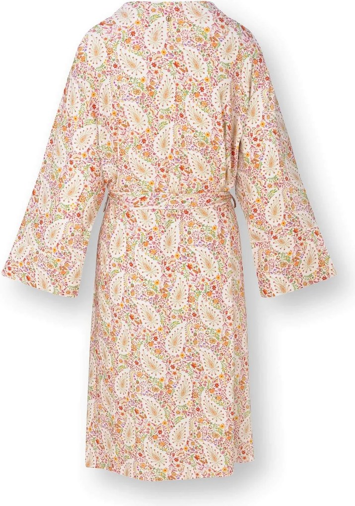 Pip Studio Naomi kimono Kairi Bloom, červené (Kimono z měkké strečové viskózy)