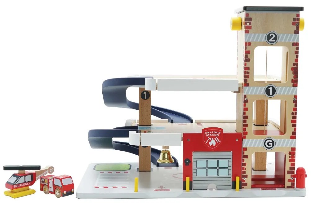 Le Toy Van Hasičská a záchranná garáž