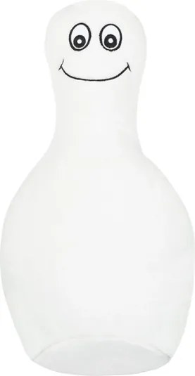 Bellatex Tvarovaný polštářek 45x25 cm Kuželka Bílá
