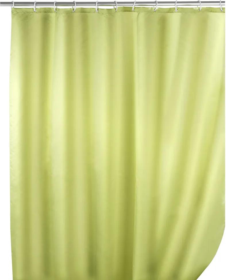 Sprchový závěs, textilní, barva světle zelená 180x200 cm, WENKO