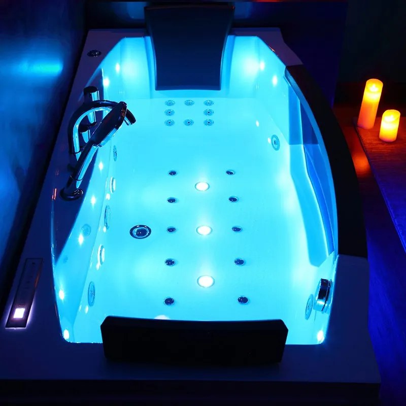 BPS-koupelny Hydromasážní vířivá vana Uran 931 170x76 s ohřevem vody