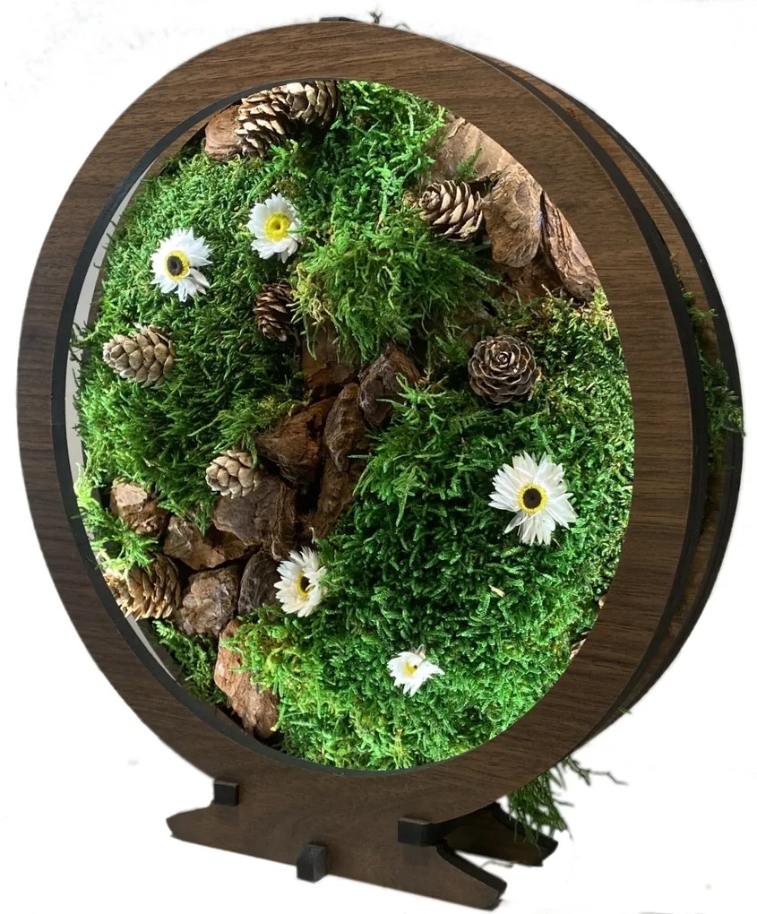 Li-Go "Slaměnky v mechu" lampa 30x31 cm