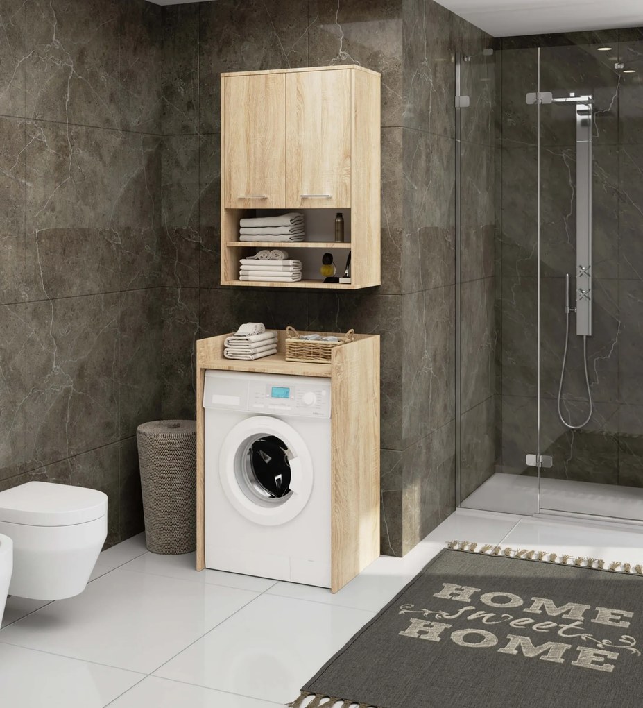 Závěsná koupelnová skříňka Fin W64 2D 64 cm - výběr z 8 provedení