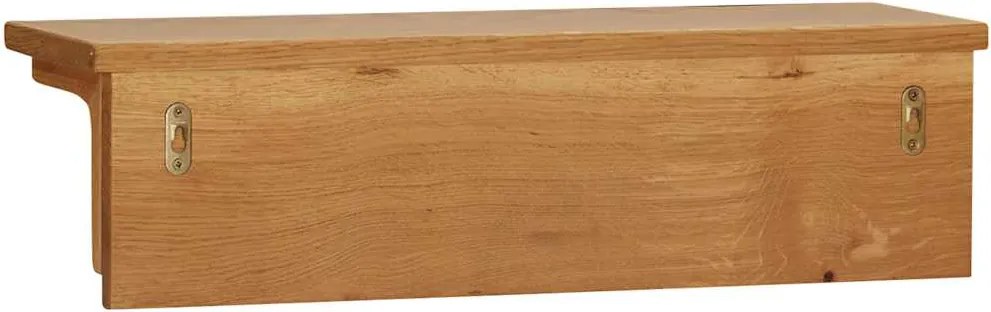 Věšák na kabáty 60 x 16 x 16 cm masivní dubové dřevo 289191