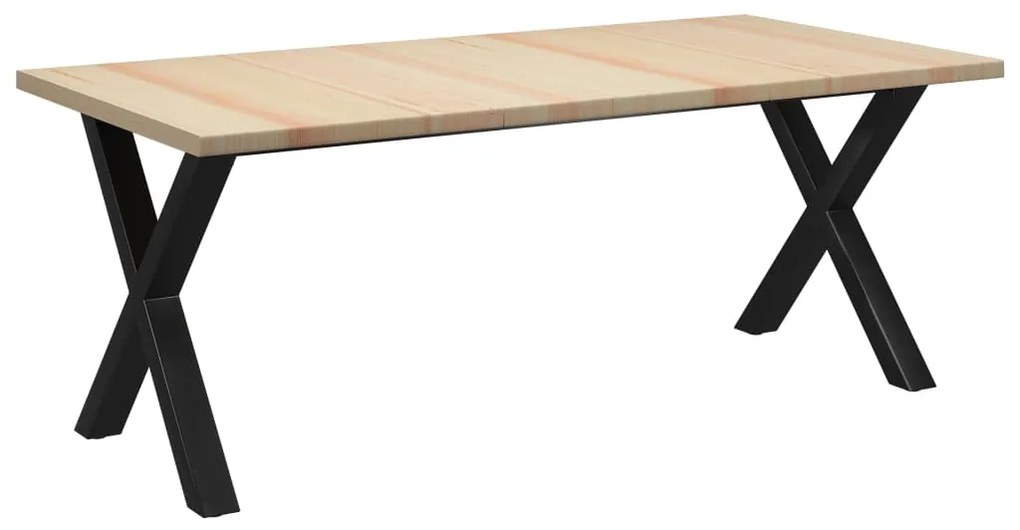 3051310 vidaXL Jídelní stůl 200 x 100 x 76 cm borové dřevo