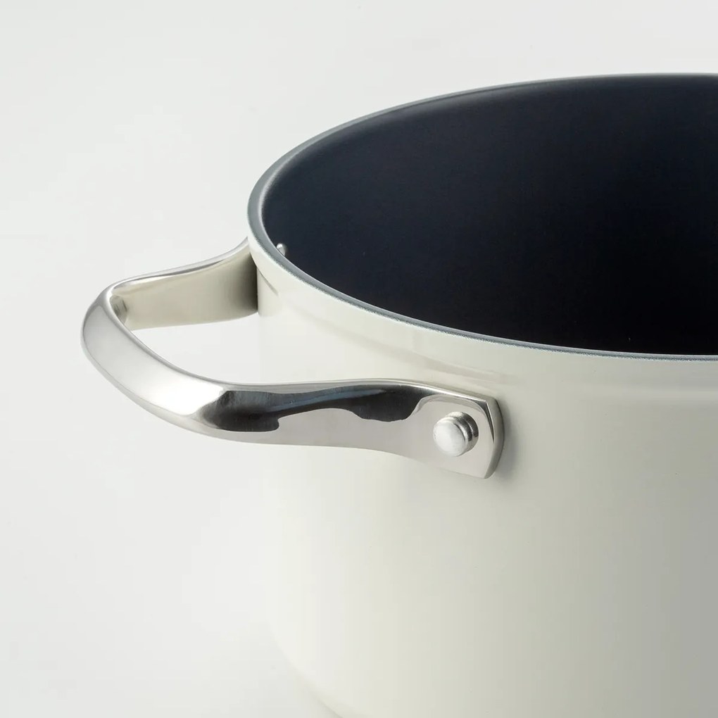 Hrnec s titanovým povrchem krémový Ø 20 cm - Saturn Terra Lunasol - 601308