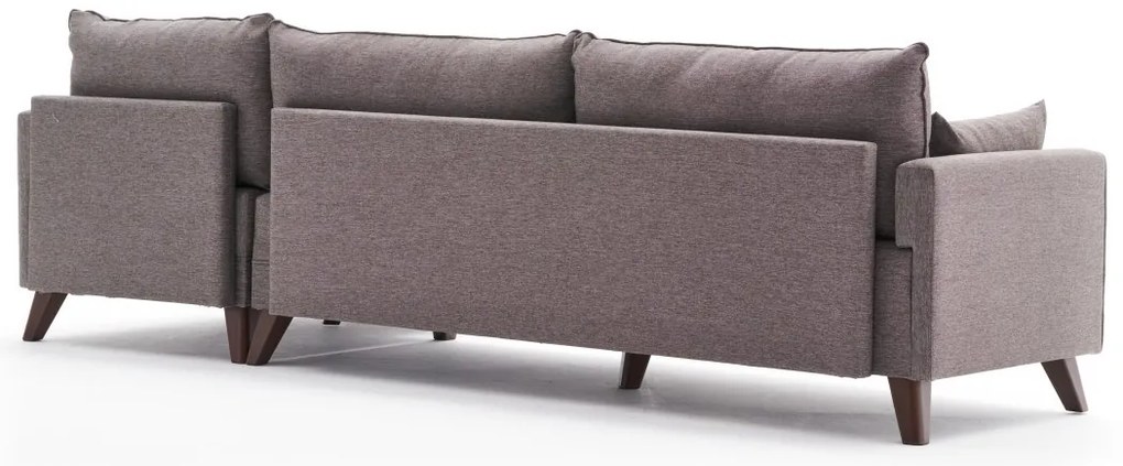 Hanah Home Designová pohovka BELLA hnědá pravá 275 cm 825BLC2584