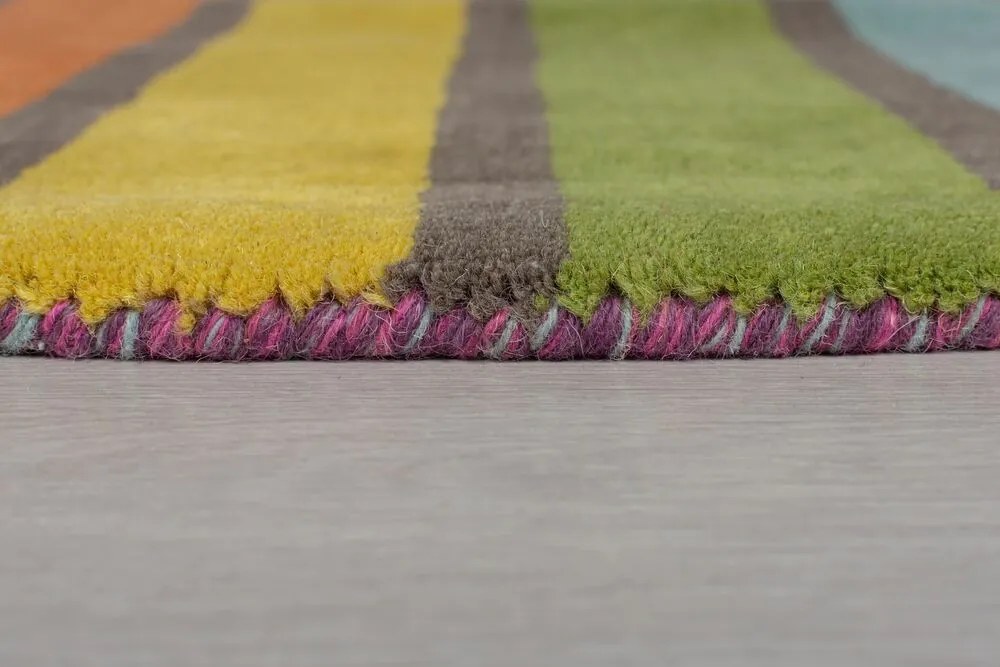 Flair Rugs koberce Ručně všívaný běhoun Illusion Candy Multi ROZMĚR: 60x230