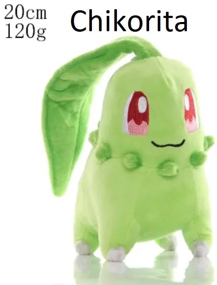 Plyšové hračky Pokémonů cca 20 cm Varianta: Chikorita 20cm
