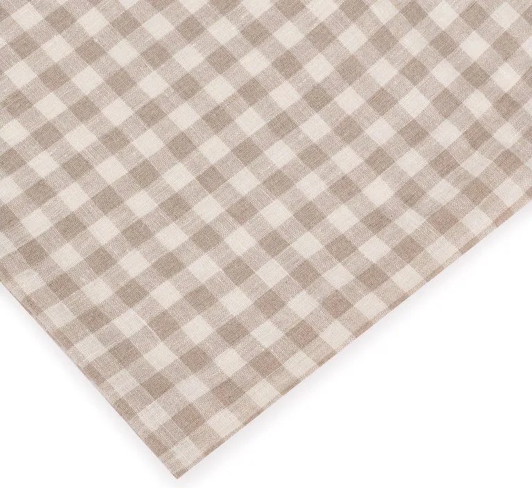 Tom Linen Lněné povlečení z přírodního Kostkovaného lnu Velikost: 140x200, 70x90