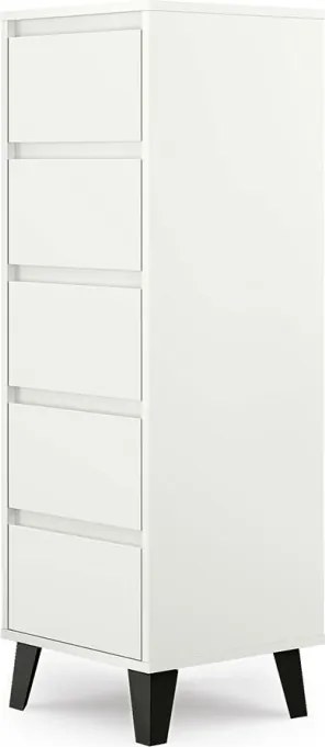 Komoda Borg 5s/40 bílá