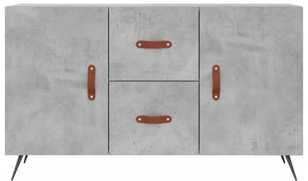 Příborník betonově šedý 100 x 36 x 60 cm kompozitní dřevo - Default Title