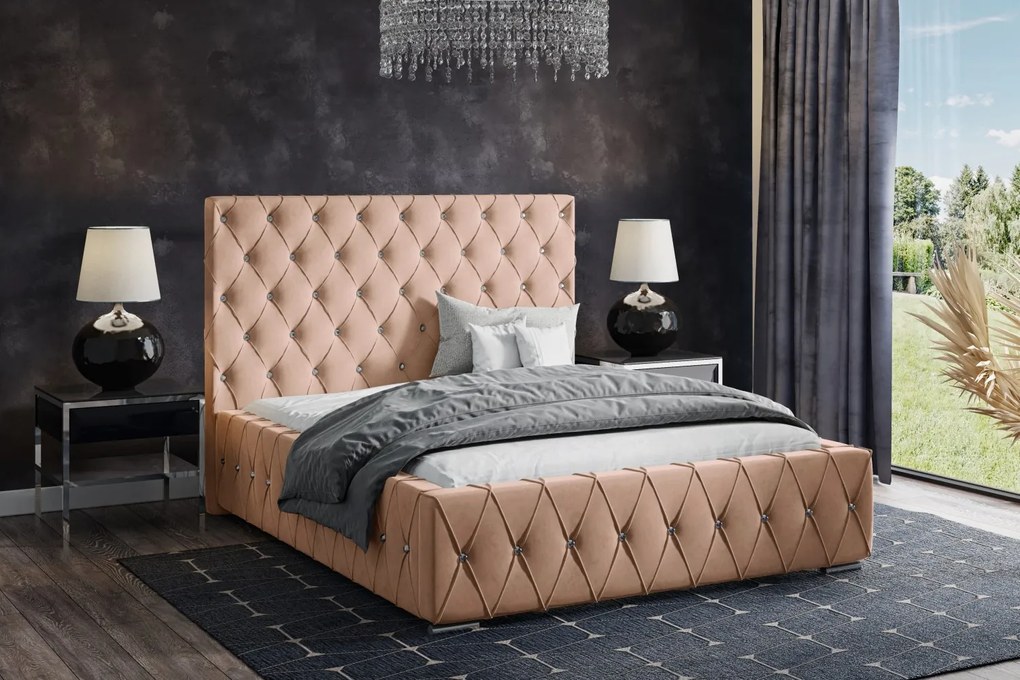 Postel MODEL 06 140x200 starorůžová - MAGIC VELVET 2257