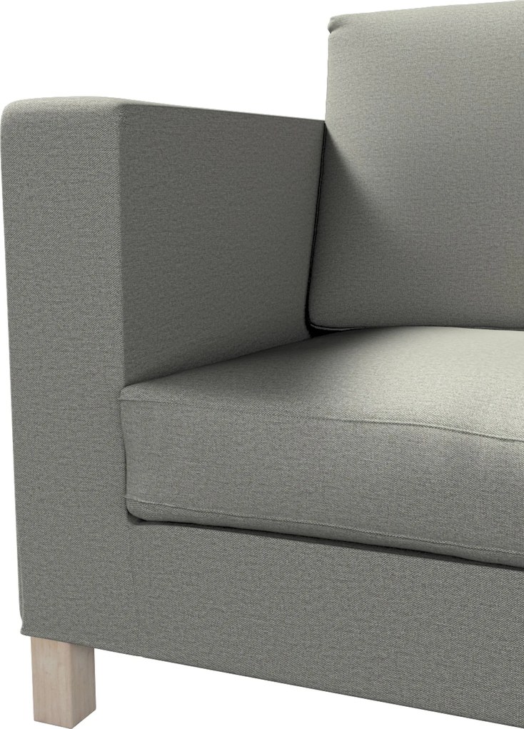 Potah na pohovku IKEA Karlanda 3-místná nerozkládací, krátký barva šedá látka pletený vzor