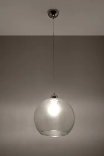 Lustr SOLLUX Ball E27 1x60W bez zdroje SL.0248 průhledné sklo