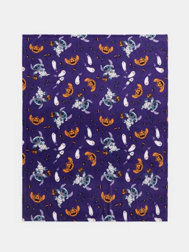 Sinsay - Přehoz s motivem Halloween Stitch - fialová