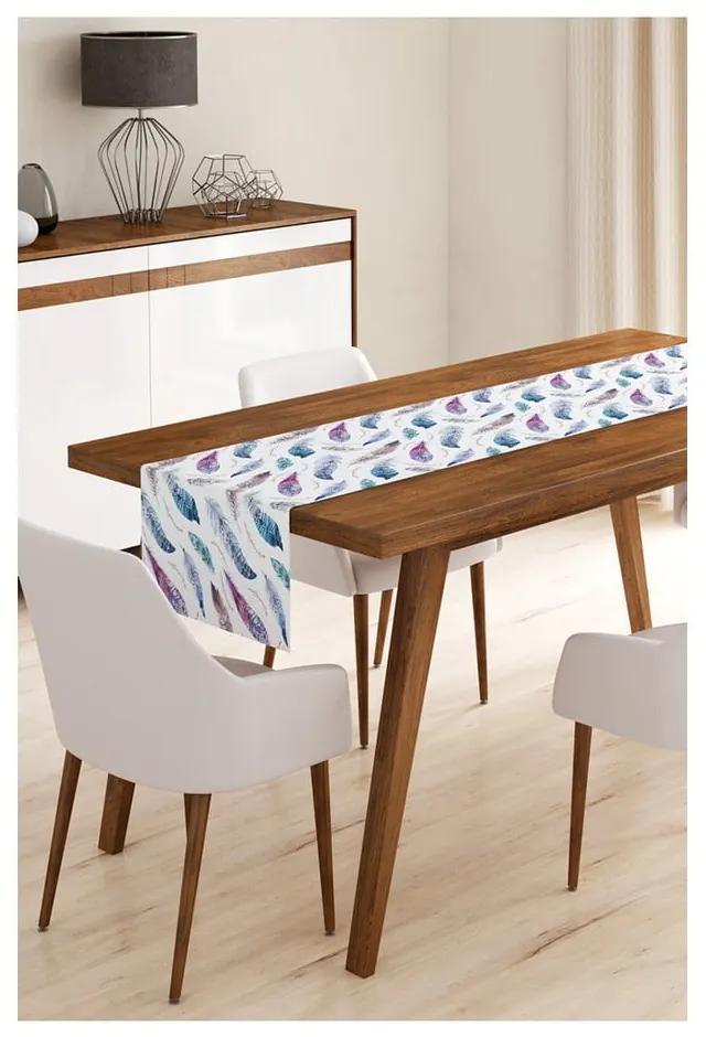 Běhoun na stůl z mikrovlákna Minimalist Cushion Covers Feather, 45 x 145 cm