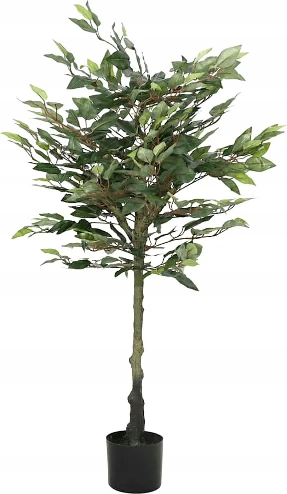 Umělý Strom Ficus 480 Listů 130 CM Zelený