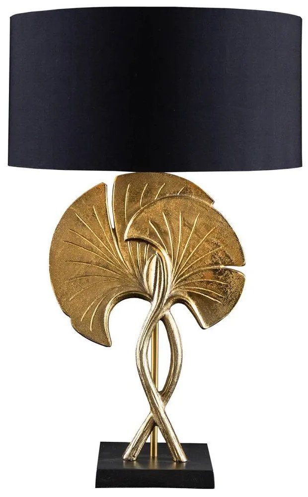 Designová stolní lampa Rashid 62 cm černo-zlatá