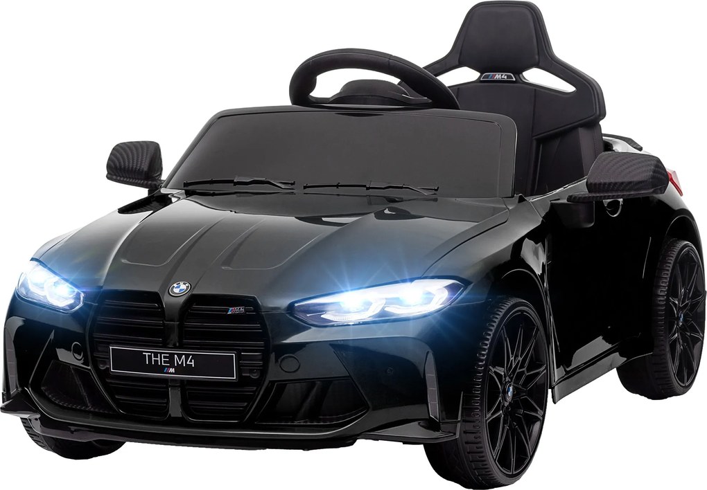Dětské elektrické auto AIYAPLAY 12V s dálkovým ovládáním 2.4G, odpružením, měkkým startem, MP3, USB, LED světly, klaksonem, 3-5 km/h, pro děti 3-5 let