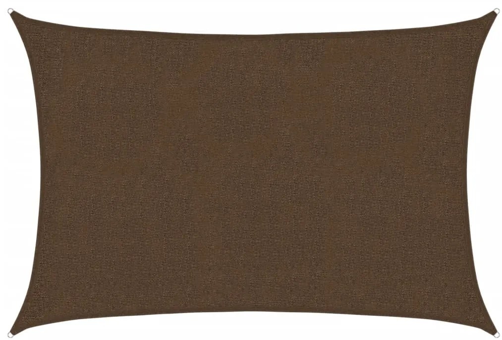 Stínící plachta 160 g/m² hnědá 2 x 3 m HDPE 311777