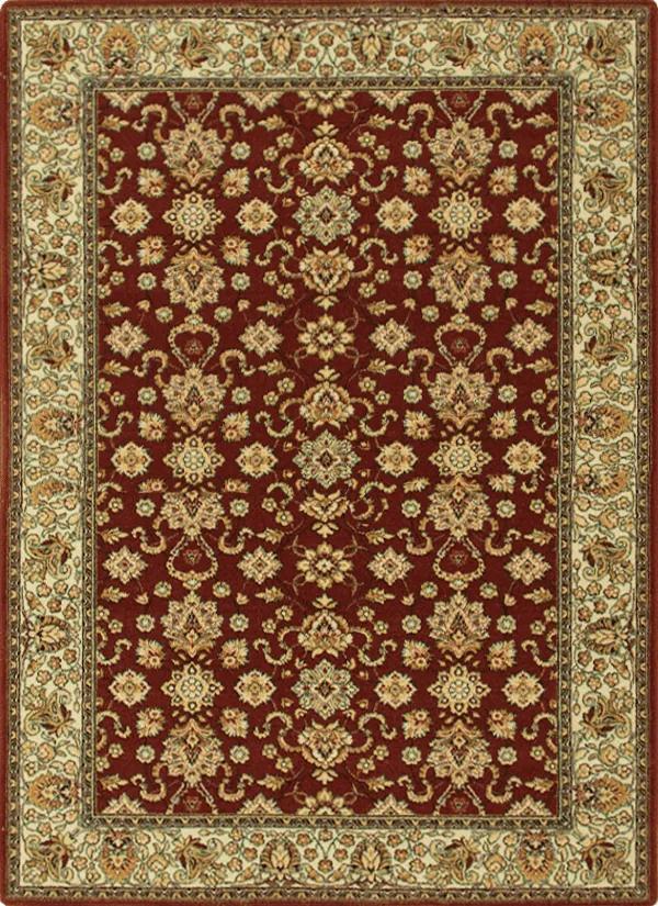 Agnella vlněný koberec Isfahan Kantabria Rubínový Rozměr: 100x180 cm